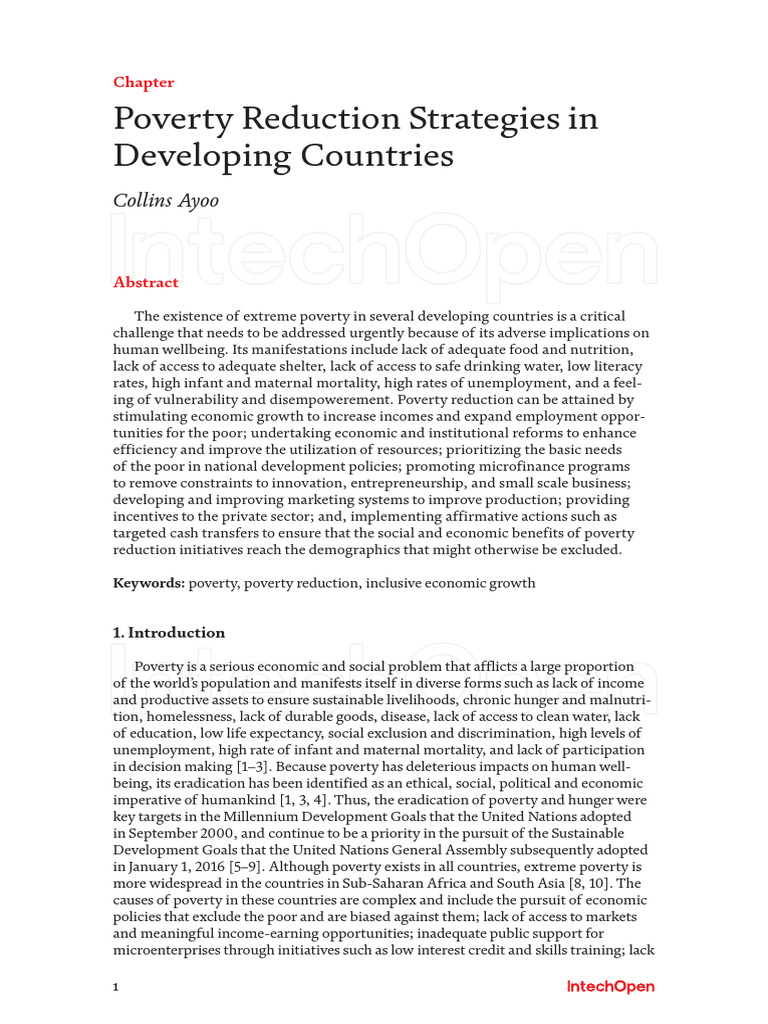 Week 2 - Poverty Reduction Strategies in Developing Countries - Copy ...