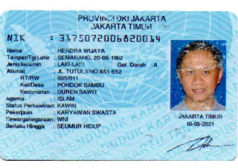 KTP Pak Hendra | PDF