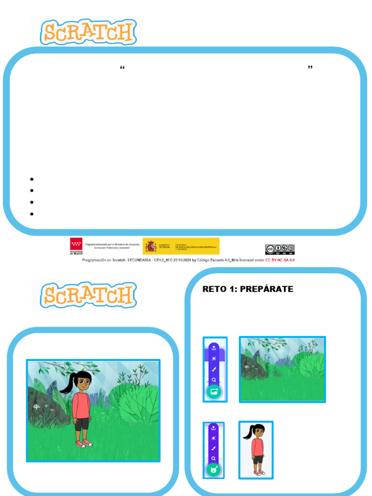 RETO INVERTEBRADO Aprende Jugando | PDF | Scratch (lenguaje de programación)