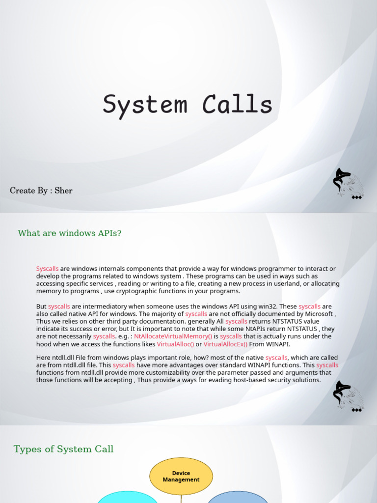 Syscalls in Windows 1738943555 | PDF | Kernel (Operating System) | Computer Engineering