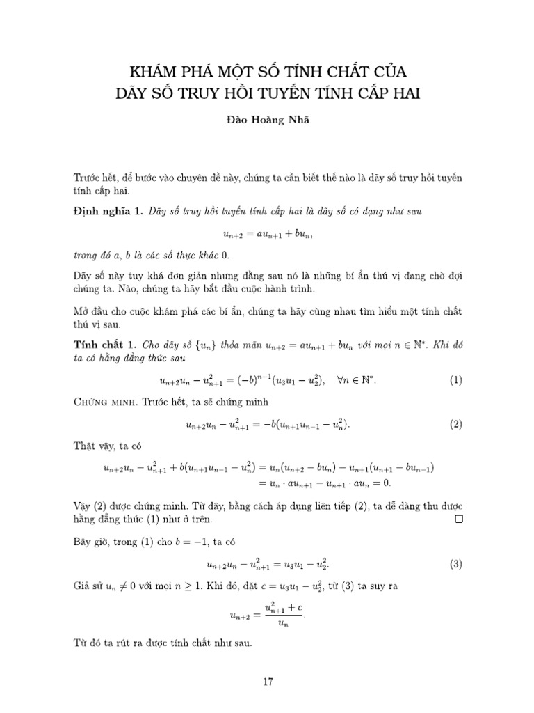 Chuyen de 9 PTNK-dáyo | PDF