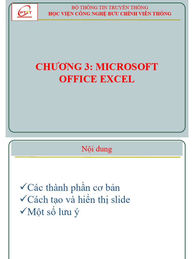 Chapter 3_Excel | PDF