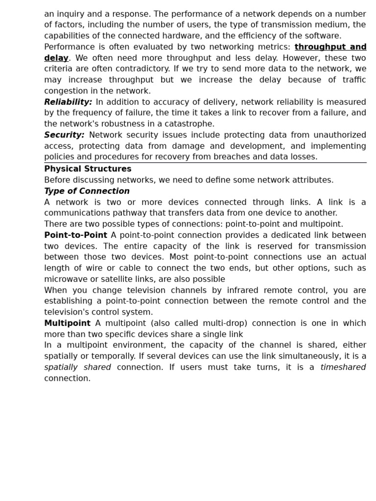 Computer Networks Notes-10 | PDF