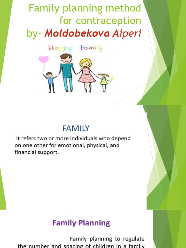 Family Planning Method For Contraception | PDF