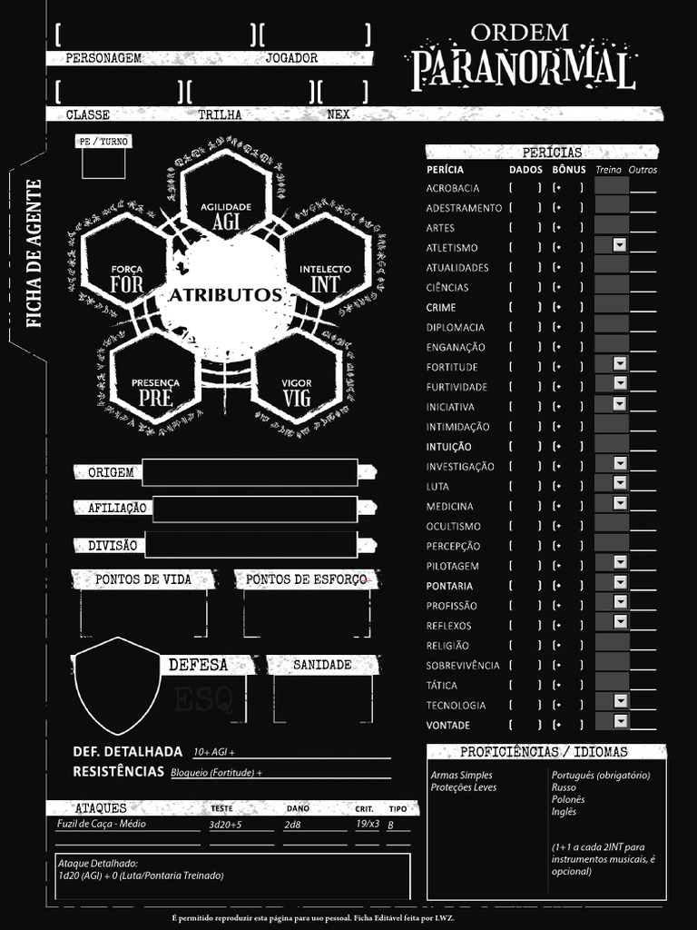 Ficha OP Light - Versão Preto-3 | PDF