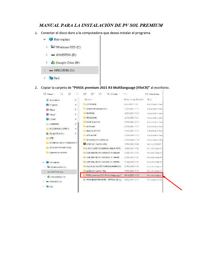 MANUAL DE INSTALACIÓN (1) | PDF | Archivo de computadora | Software del sistema