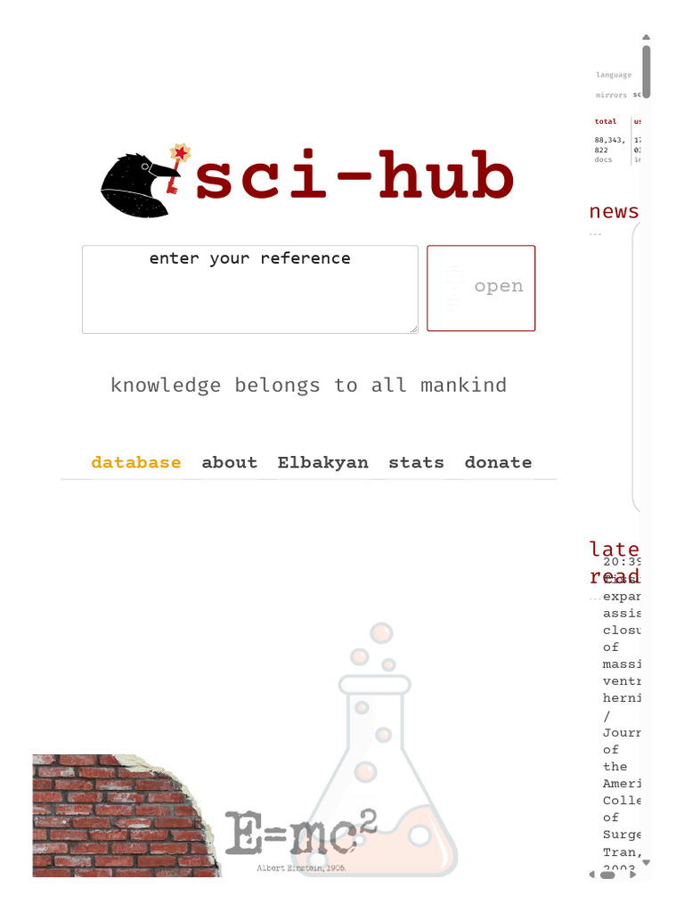 Sci-Hub: Knowledge Belongs To All Mankind | PDF