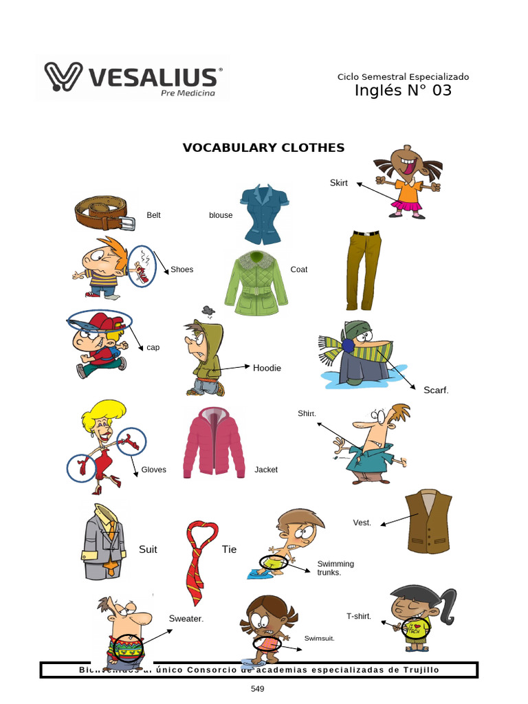 Vocabulary Clothes - Object Pronouns - Present Continuous | PDF ...
