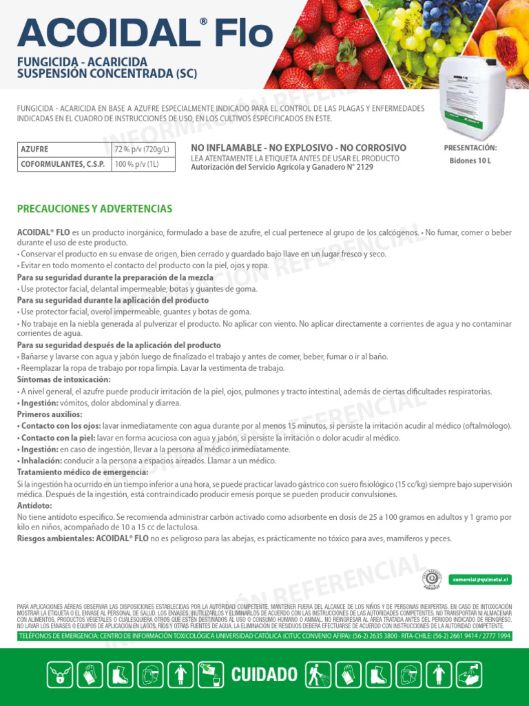 Acoidal Flo | PDF | Vómitos | Agua