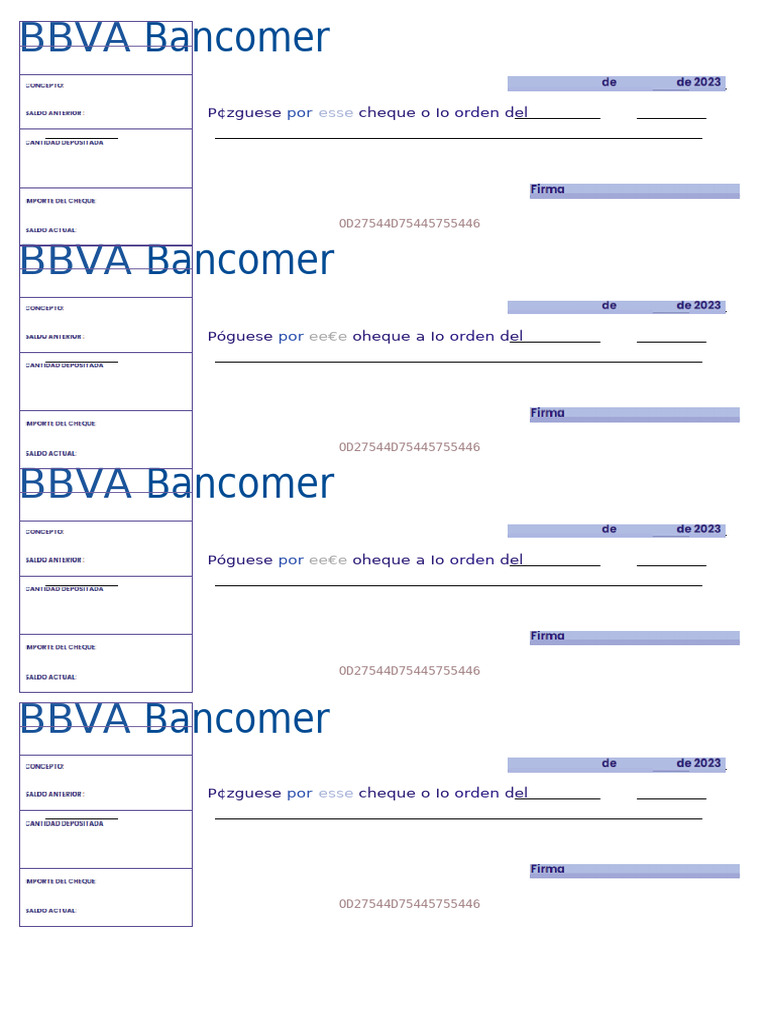 Convert - 687491581 Cheque Bbva para Imprimir | PDF