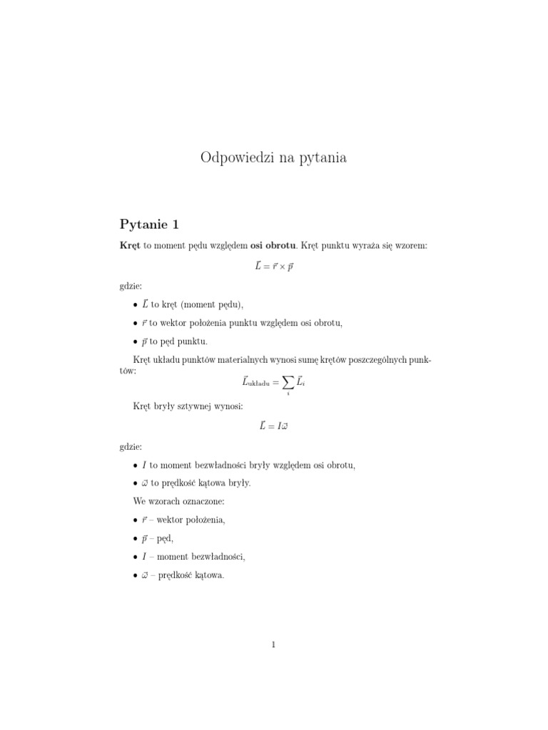 Mechanika | PDF