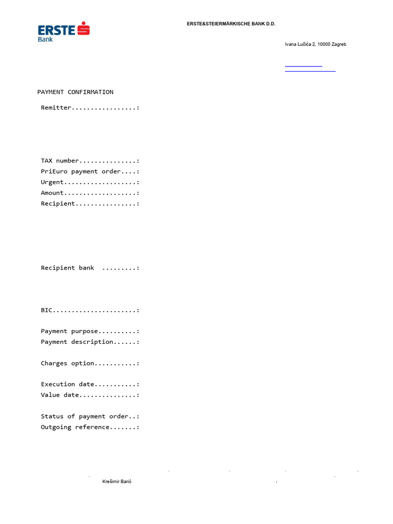 Payment Confirmation for SONY Amplifier | PDF | Banking Technology ...