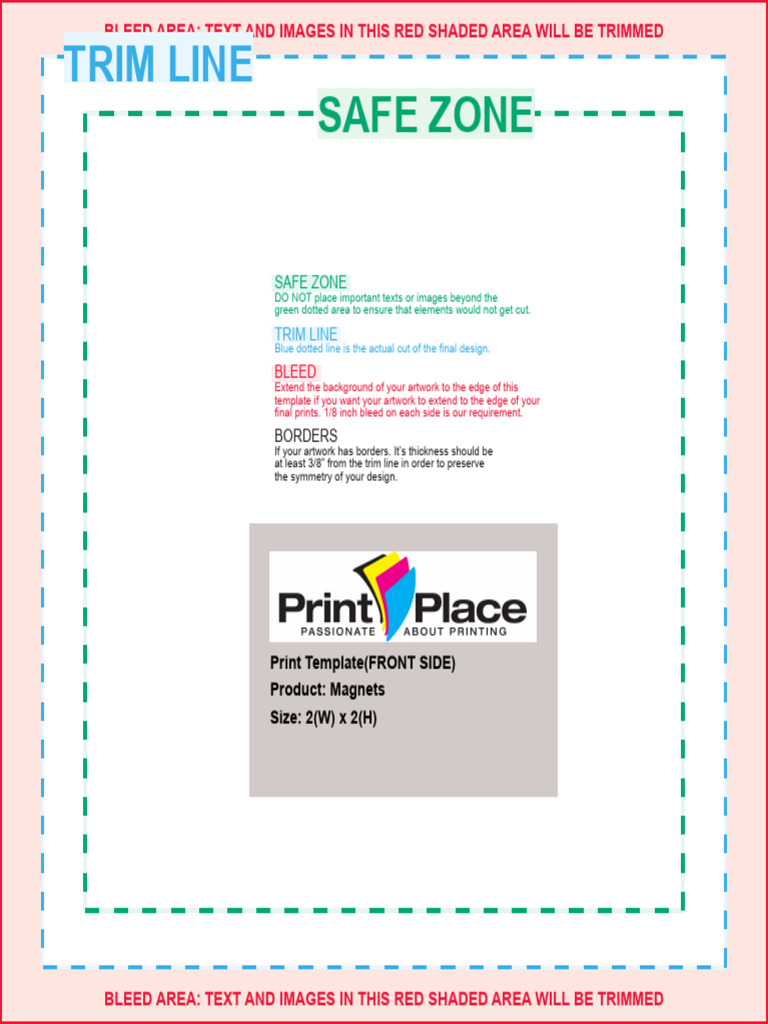 Magnet Print Template Guidelines | PDF