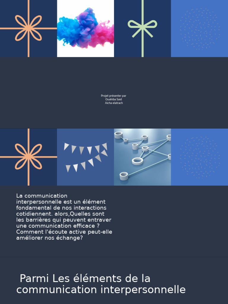 La communication interpersonnelle | PDF