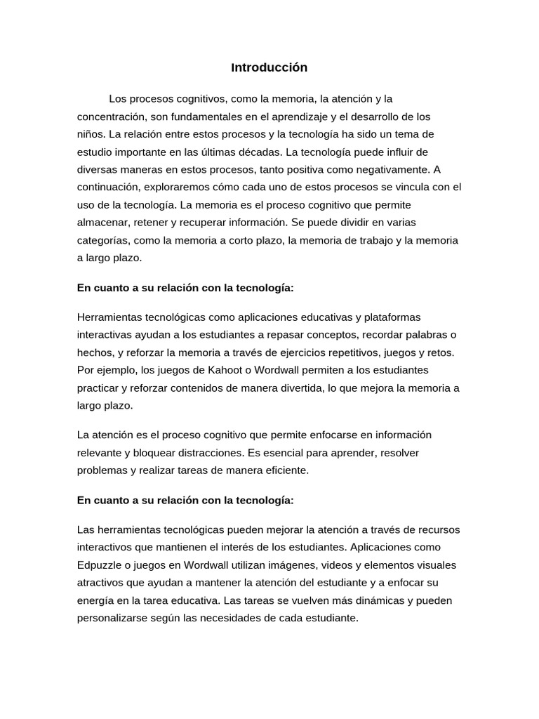 Introducción Repositorio Proyecto Final | PDF | Memoria | Aprendizaje