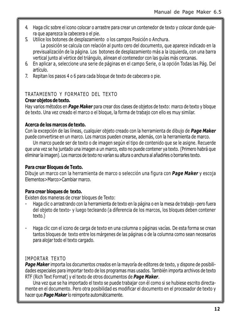 Tratamiento y Formateo Del Texto | PDF | Software | Informática