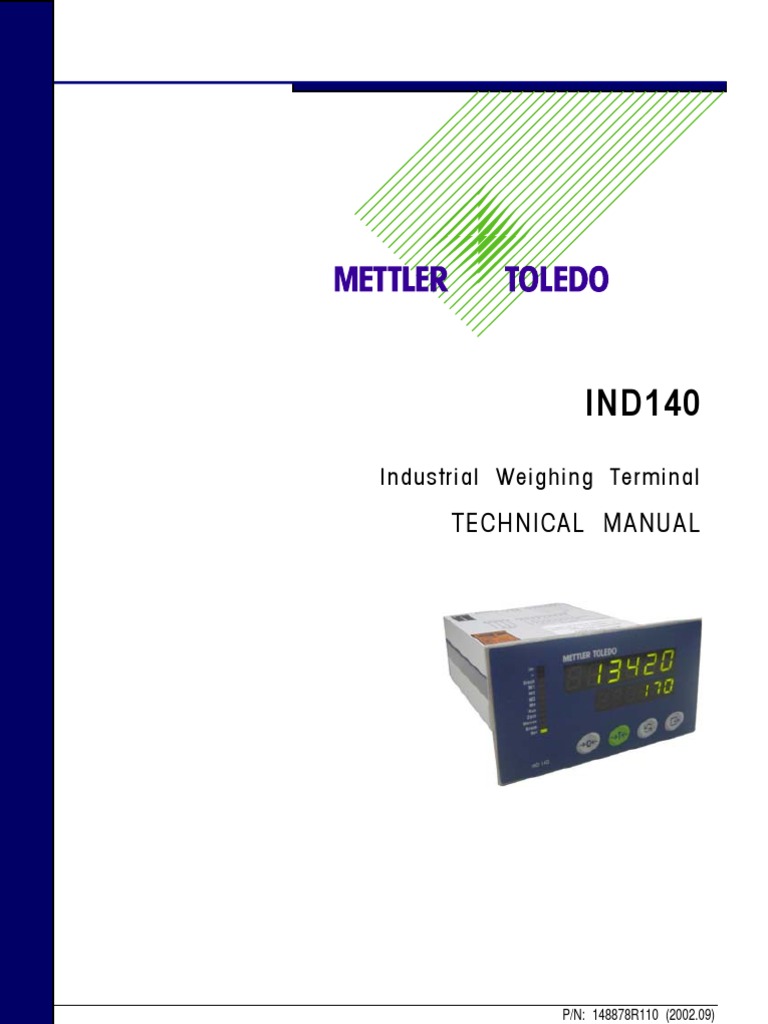 IND140 Technical Manual | PDF | Computer Terminal | Electrical Connector