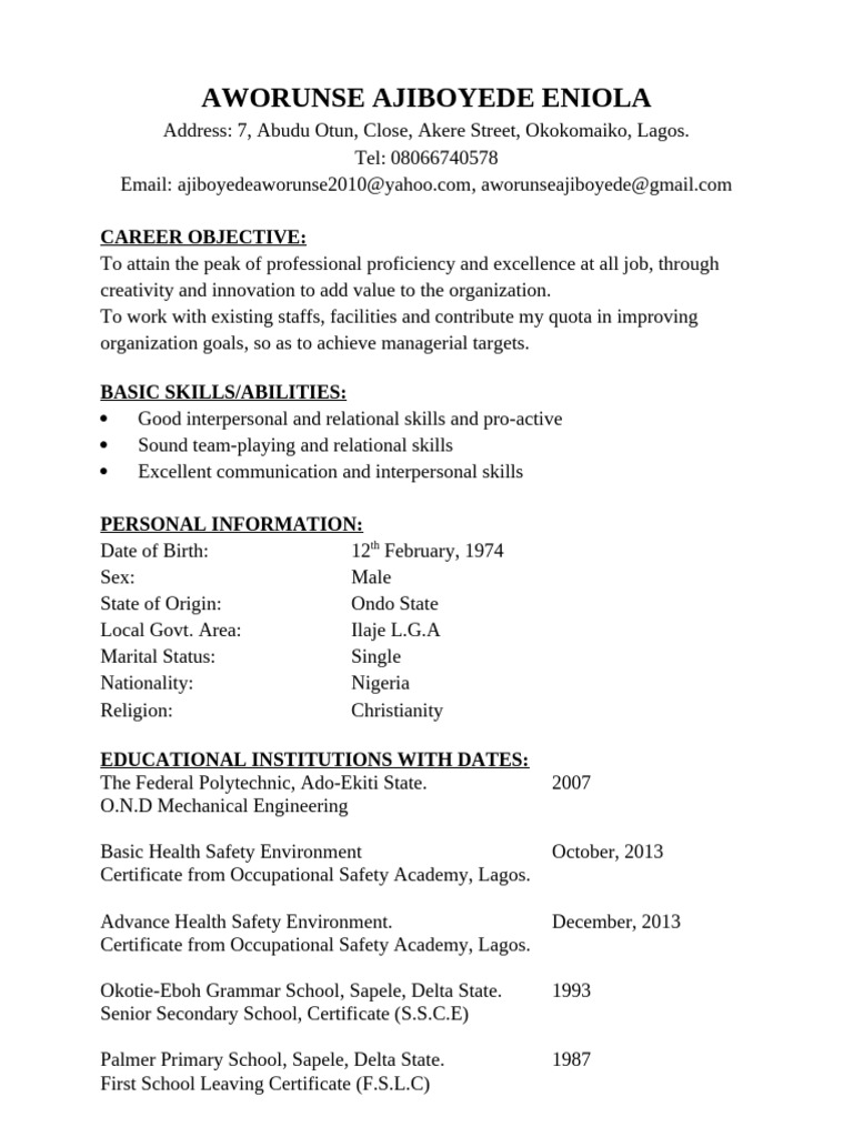 AWORUNSE AJIBOYEDE ENIOLA | PDF