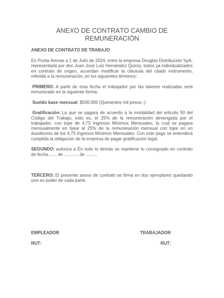 Anexo remuneraciones V2 | PDF