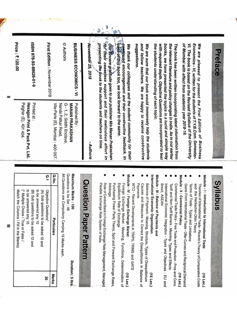 Economics VI Manan | PDF