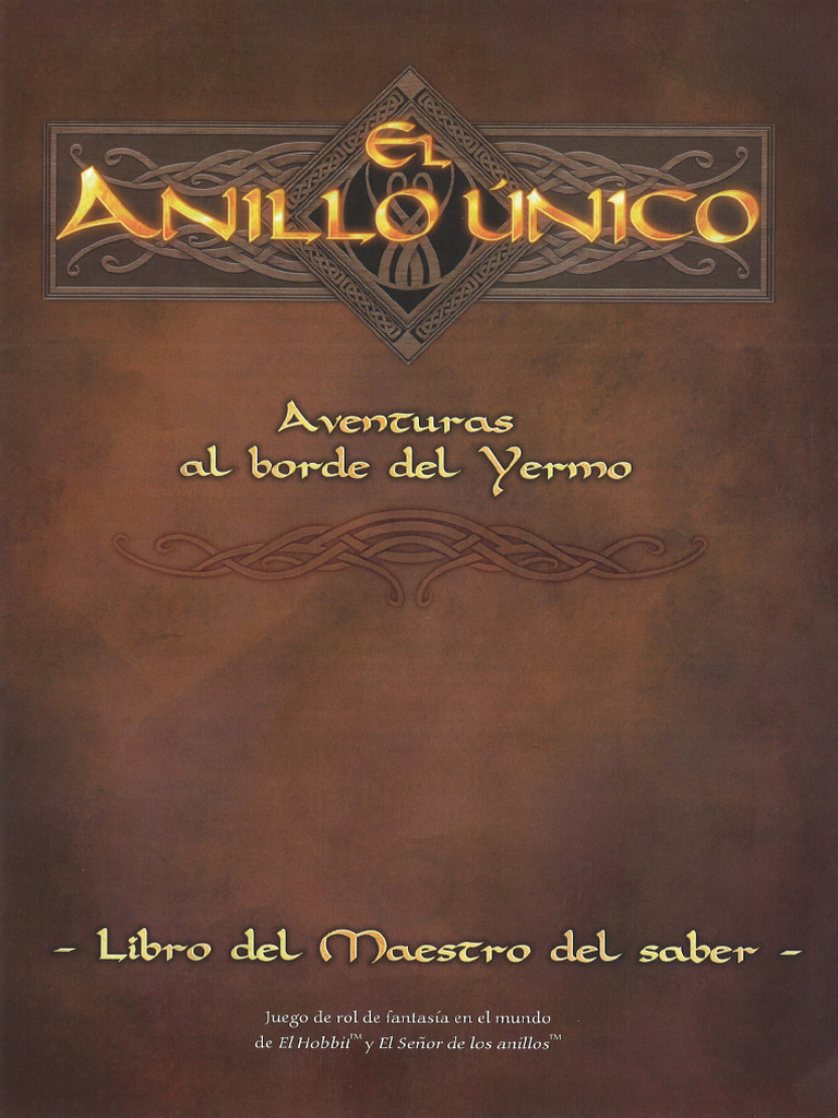 El Anillo Unico - Libro Del Maestro | PDF