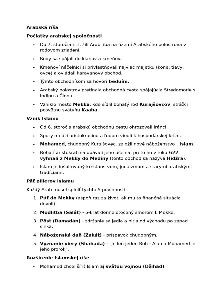 Arabská Ríša | PDF