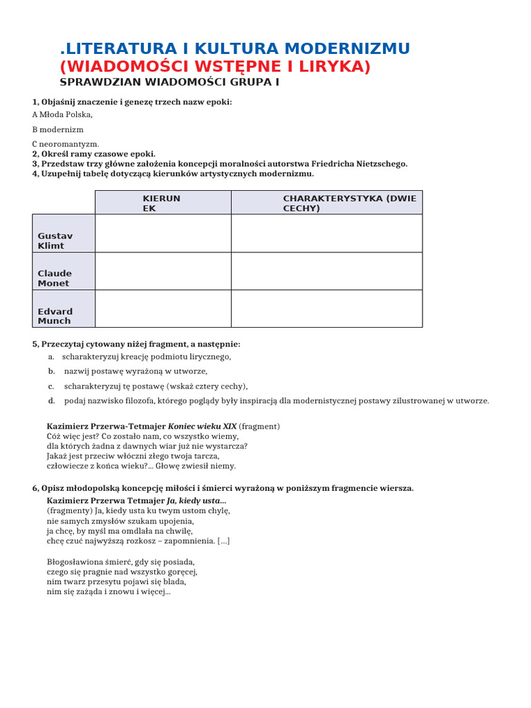 Mloda Polska | PDF