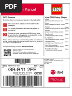 DPD Return Label | PDF