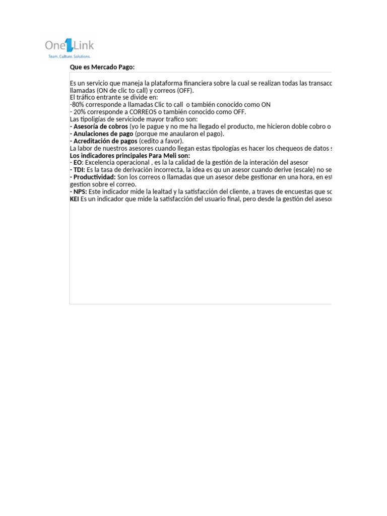 Prueba TL Meli (MP1) (1) | PDF | Business | Negocios económicos