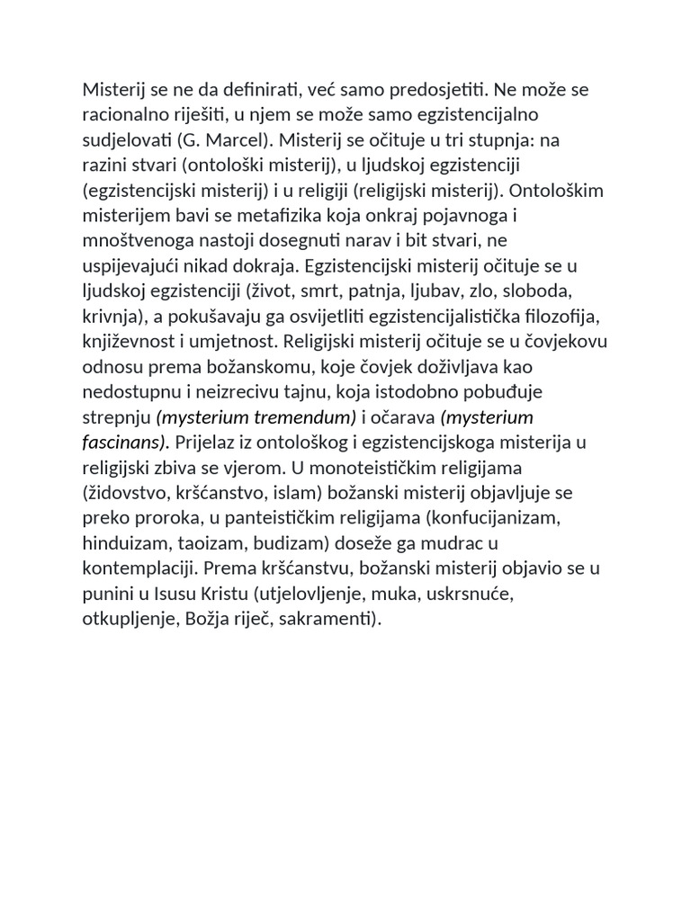 MISTERIJA | PDF