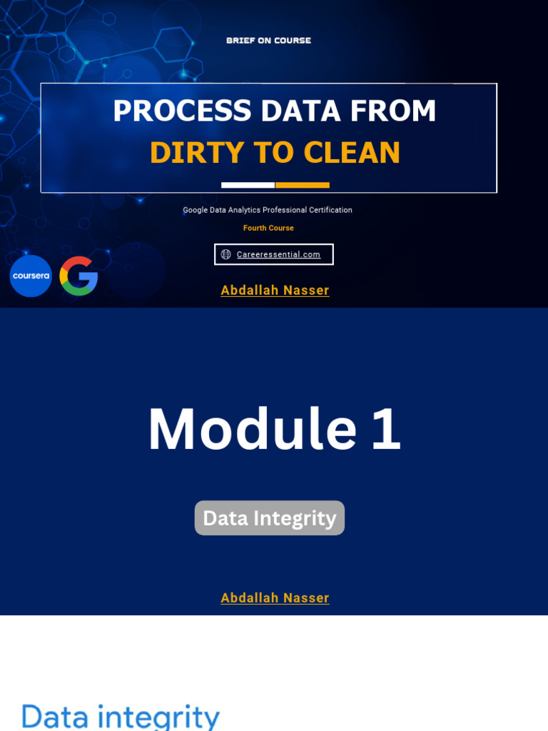 Data Cleaning - Google Data Analytics | PDF
