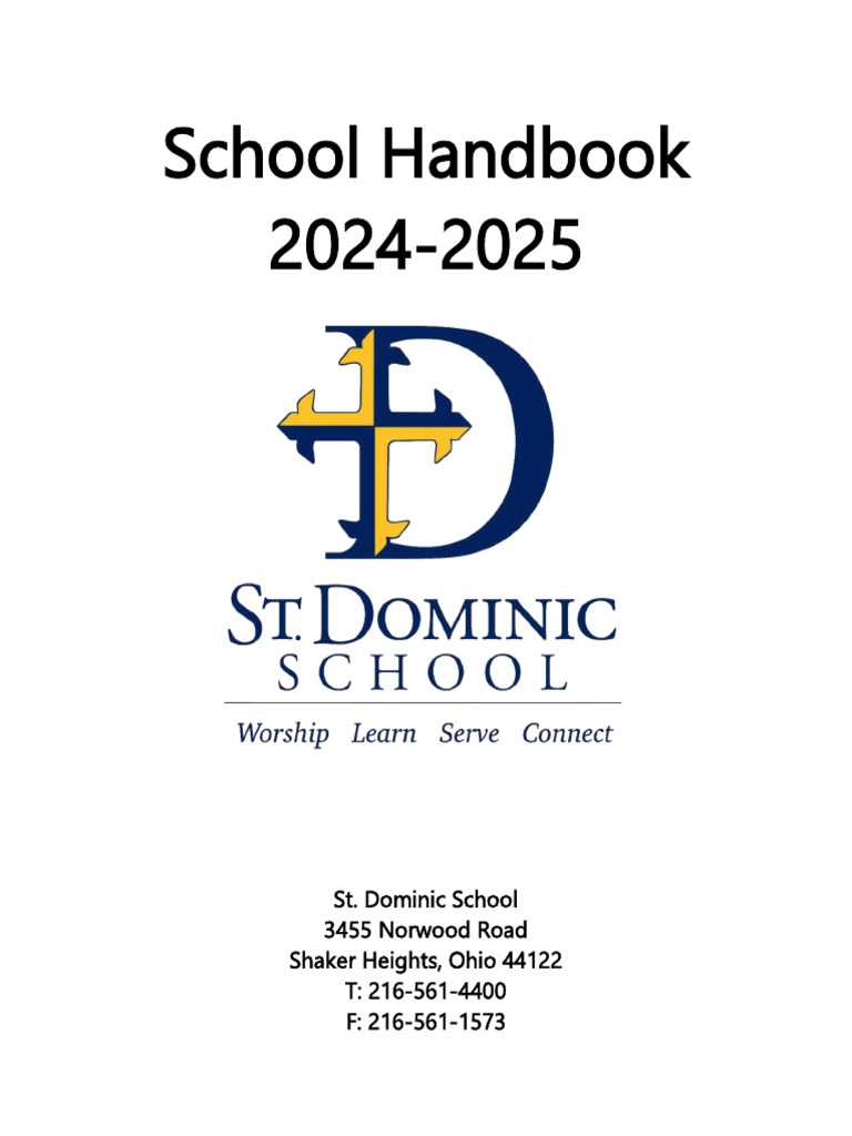 School Handbook 24-25 (1) | PDF | Homework | Teachers