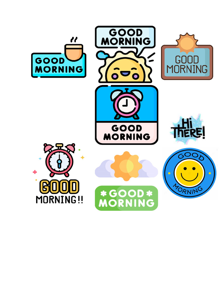 GOOD MORNING ICONS | PDF