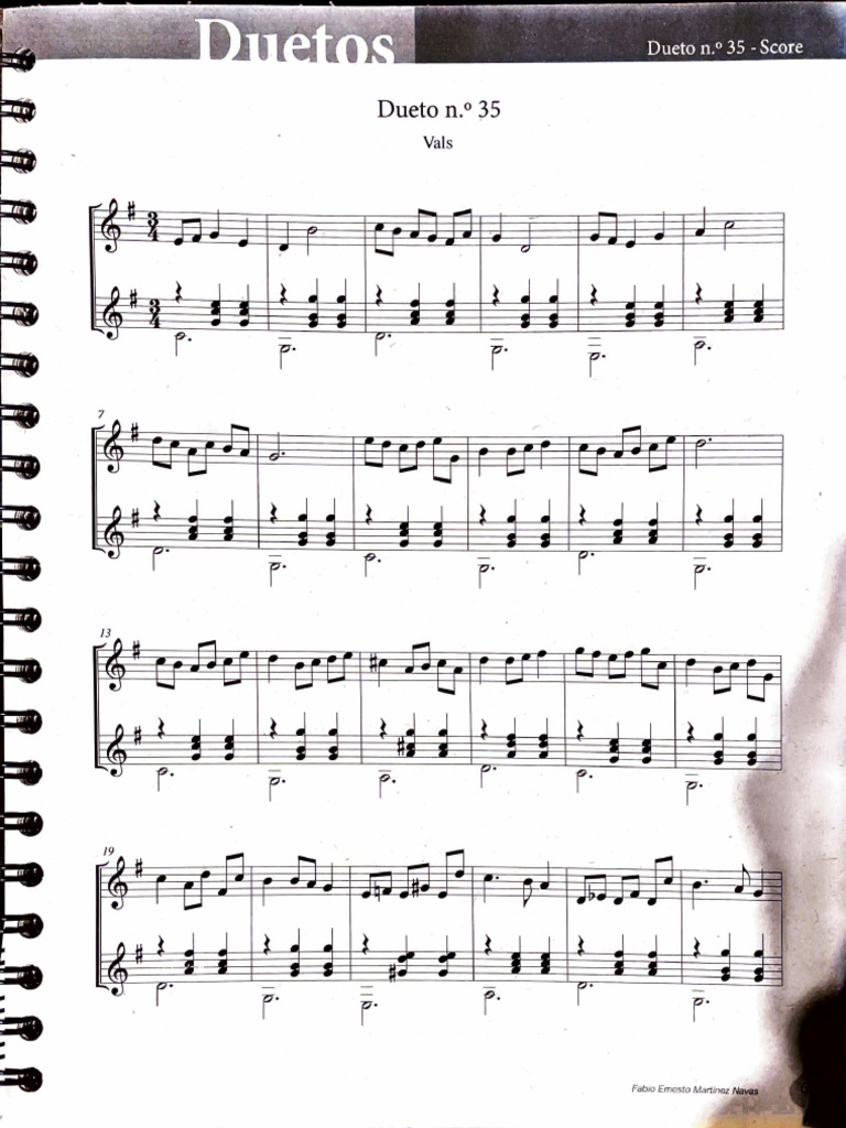 Dueto 35 Primera Hoja | PDF