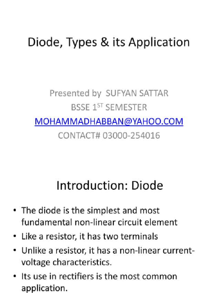 DIODES-PPT | PDF