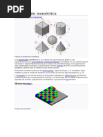 4 La Proyección Isométrica | PDF | Dibujo técnico | Perspectiva (Gráfica)
