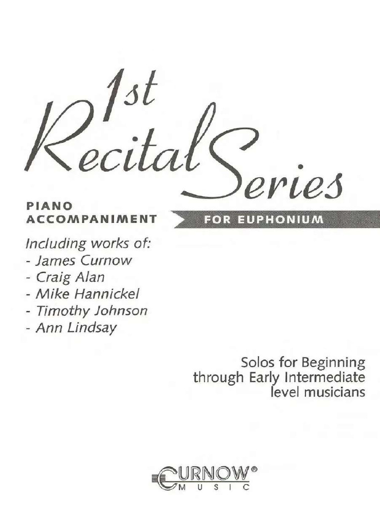 1st Recital Series Pianopdf | PDF