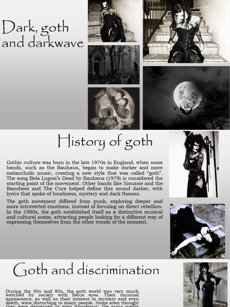Copia Di Dark, Goth and Darkwave | PDF | Musical Subcultures | Musical ...
