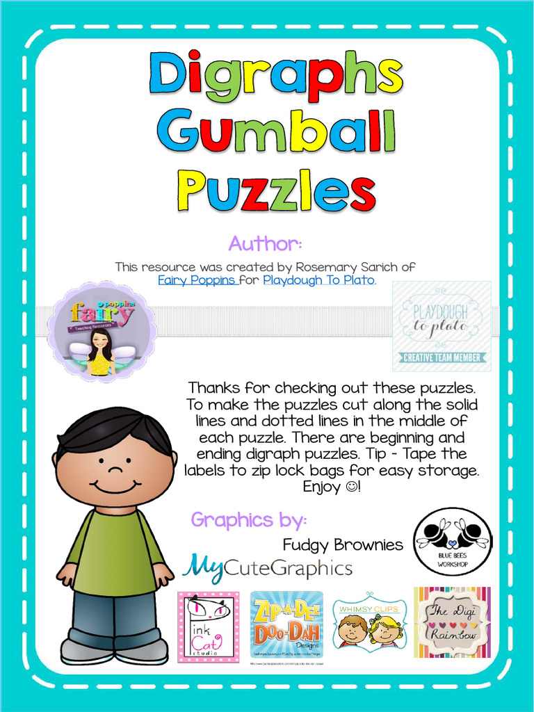Digraphs Puzzle | PDF