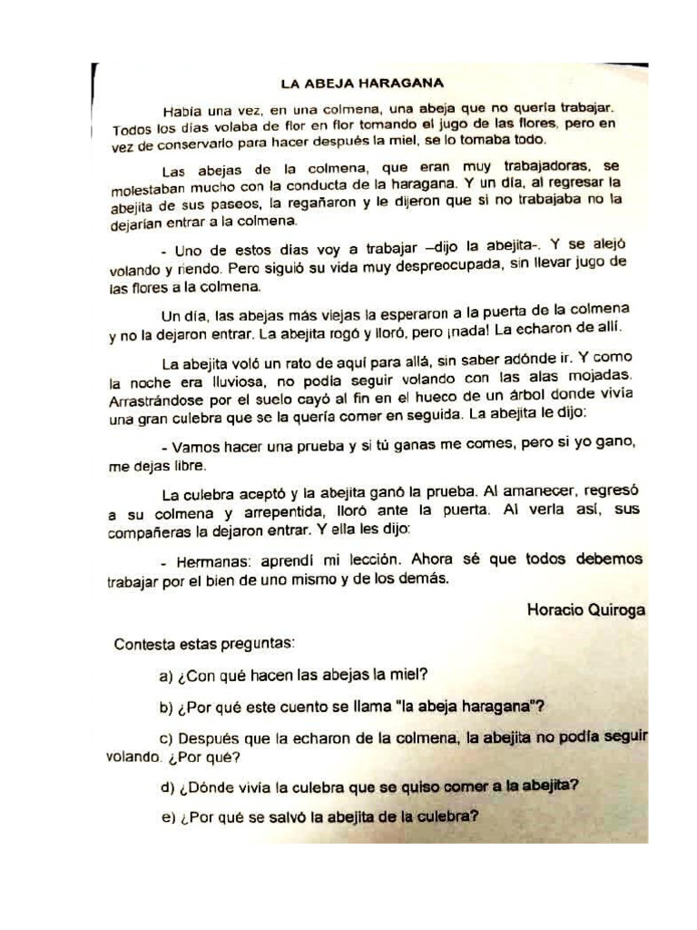 La Abeja Haragana | PDF