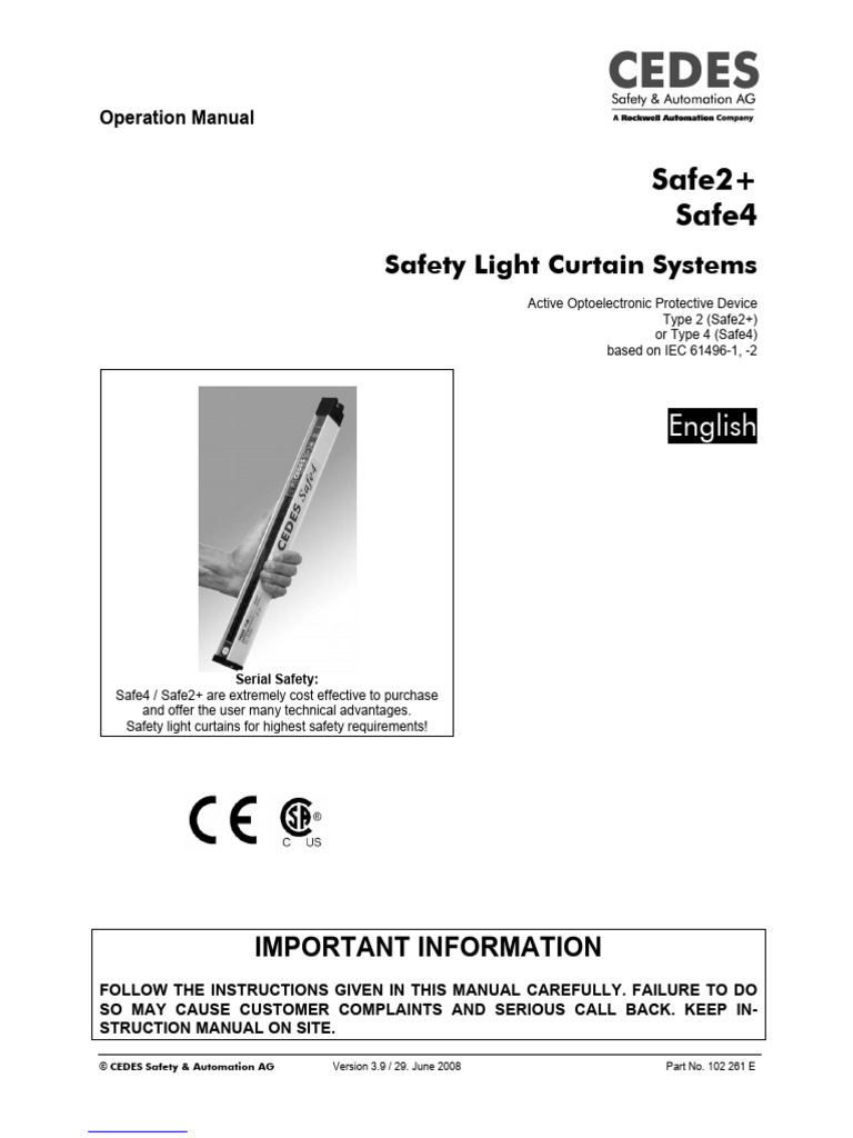safe2 | PDF | Safety | Automation
