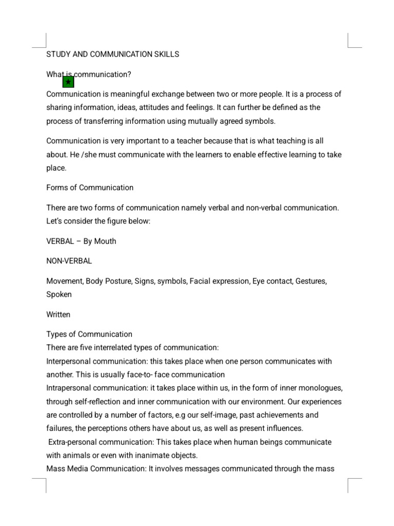 Effective Communication Skills in Teaching | PDF | Communication ...