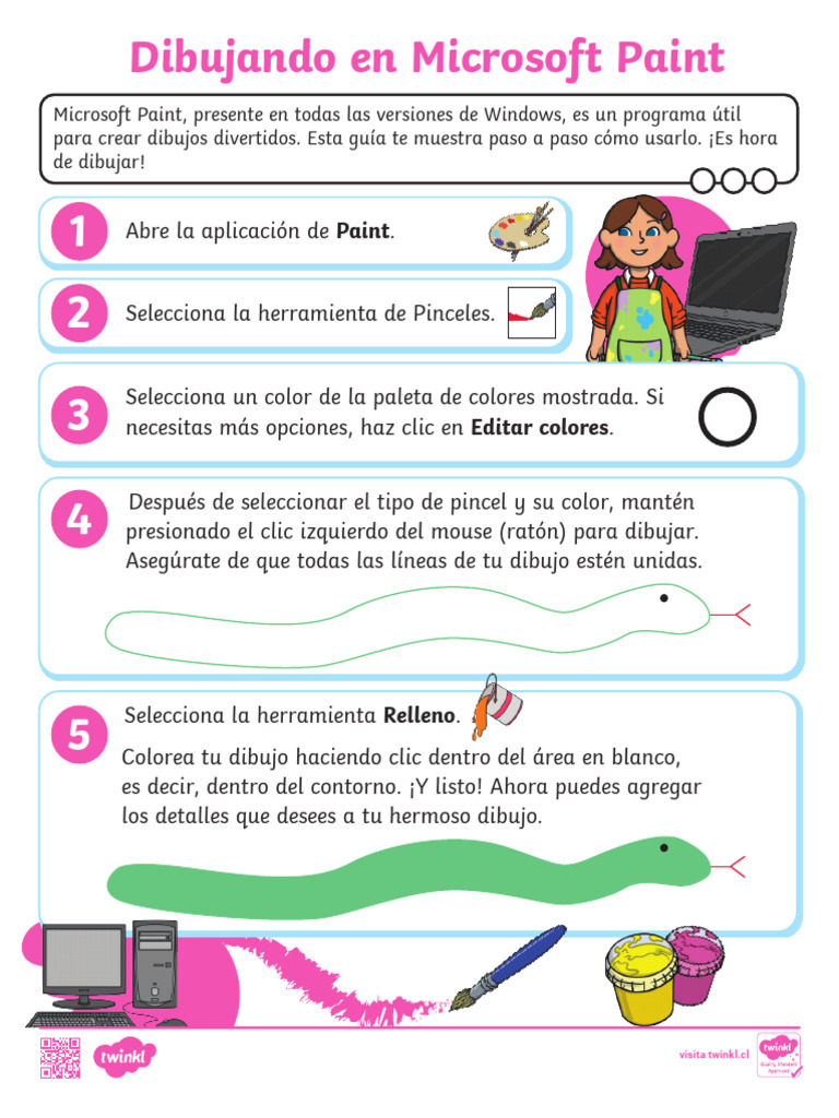 Guia Dibujando en Paint | PDF