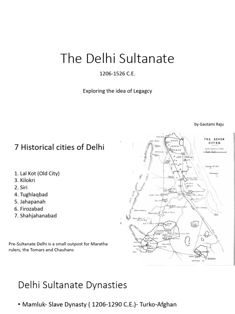 Art Historical Overview of The Delhi Sultanate | PDF