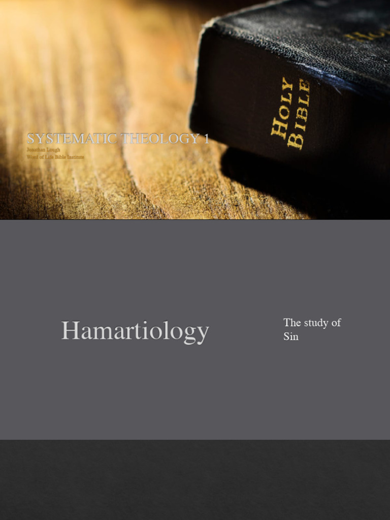 Open Systematic+Theology+1+-+Hamartiology 26 | PDF | Original Sin ...