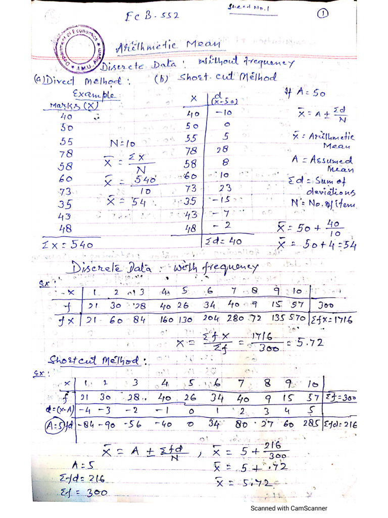 Statistical Methods | PDF