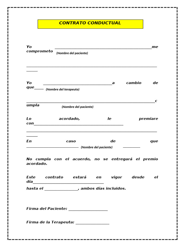 CONTRATO CONDUCTUAL | PDF