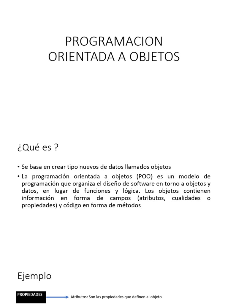 Introduccion A Poo | PDF