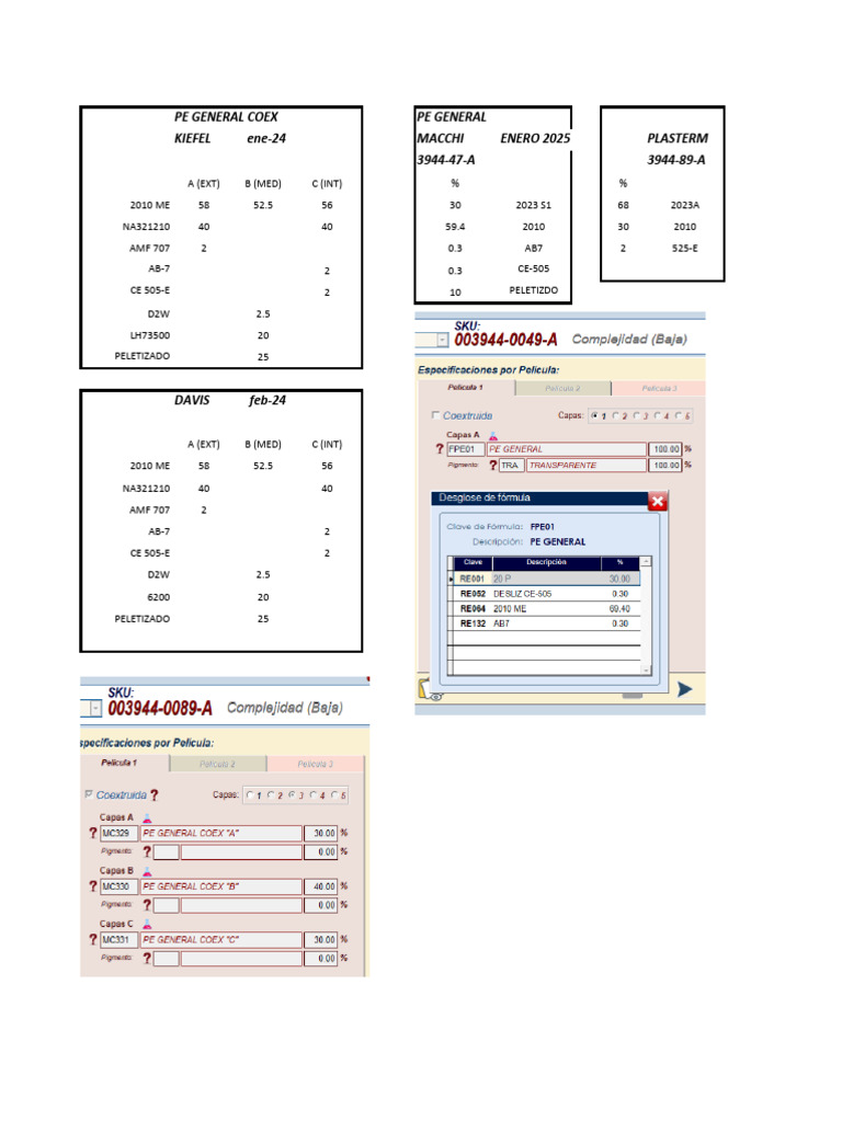 Formual General Mbp vs Plasterm | PDF