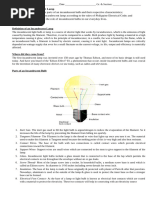 Light Bulb Anatomy | PDF